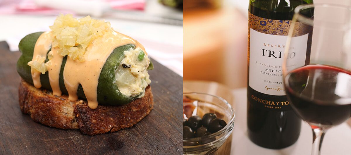 Toasts Gourmet y el vino Trio – Saul E. Méndez
