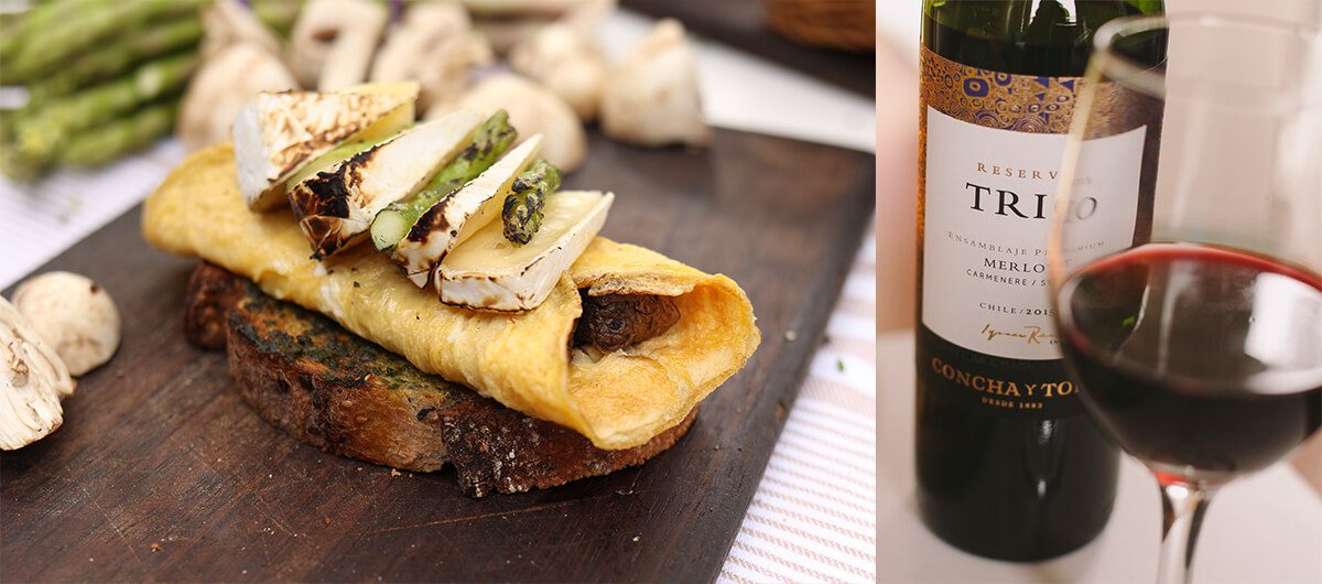 Toasts Gourmet y el vino Trio – Saul E. Méndez